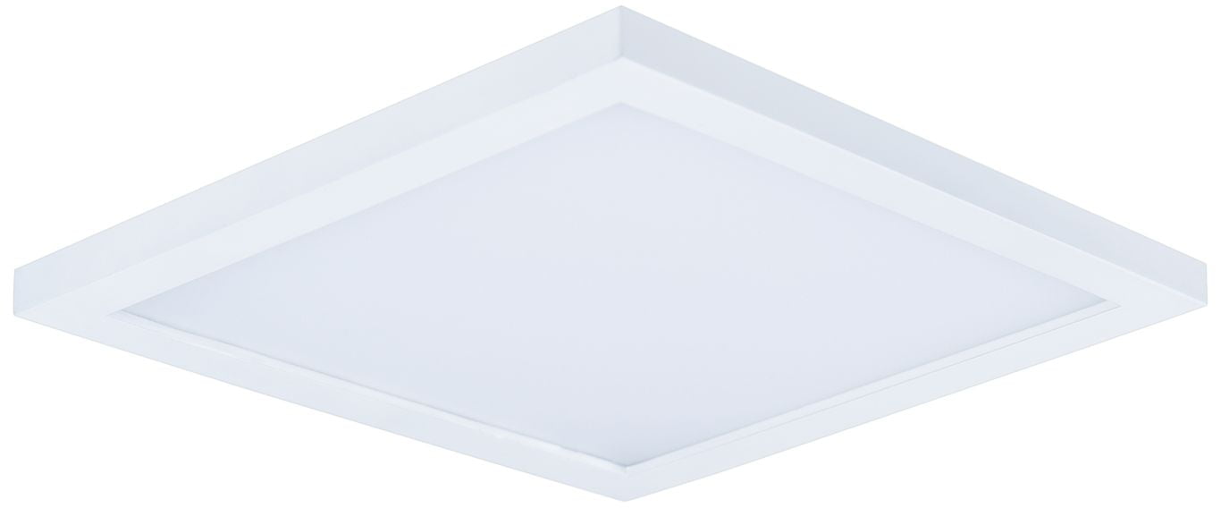 Maxim Wafer 9" Wide Square White LED Outdoor Ceiling Light - Walmart.com