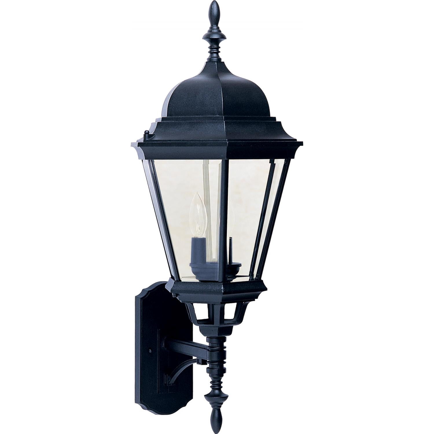 Maxim Westlake Three Light 28-Inch Outdoor Wall Light - Black - 1006BK ...
