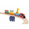 Maxim Wooden Animal Train Set - 7 Piece - Walmart.com