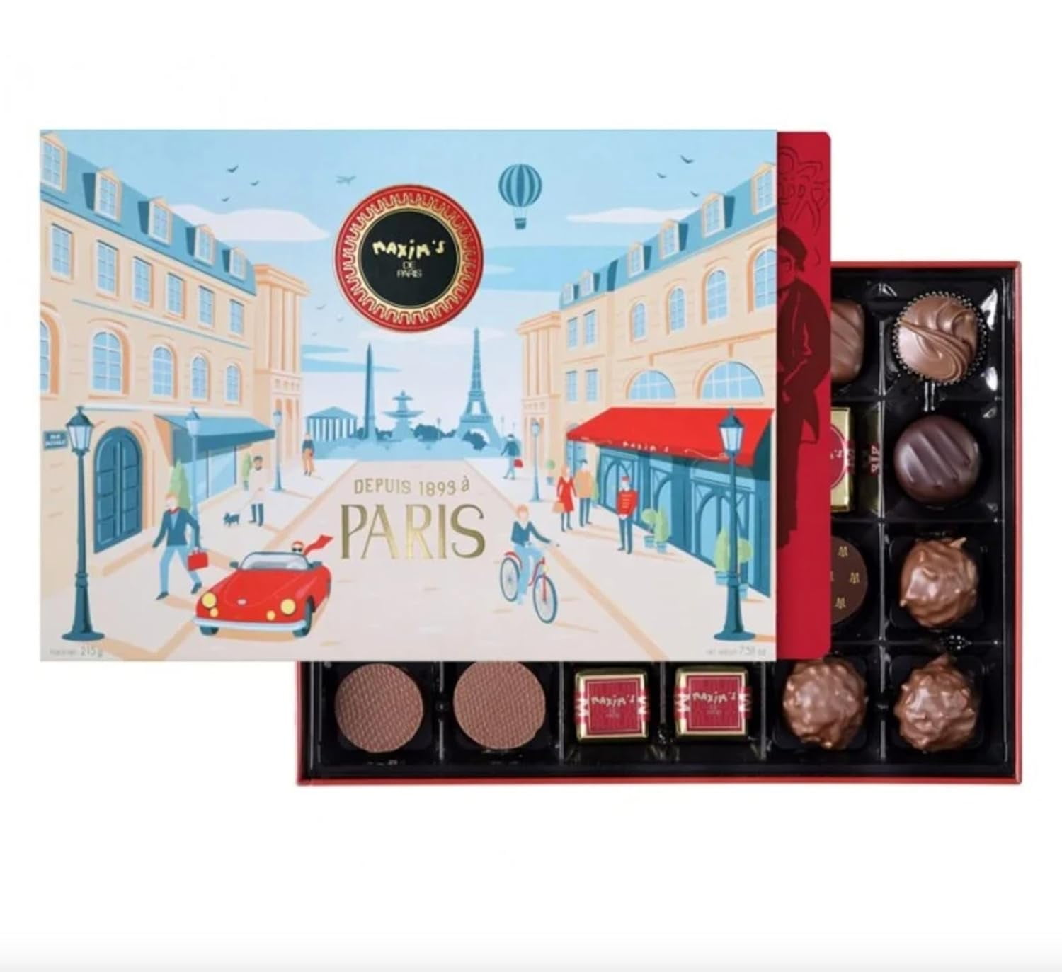 Maxim's de Paris Gourmet Milk and Dark Chocolate Candies Assortment 22 ...