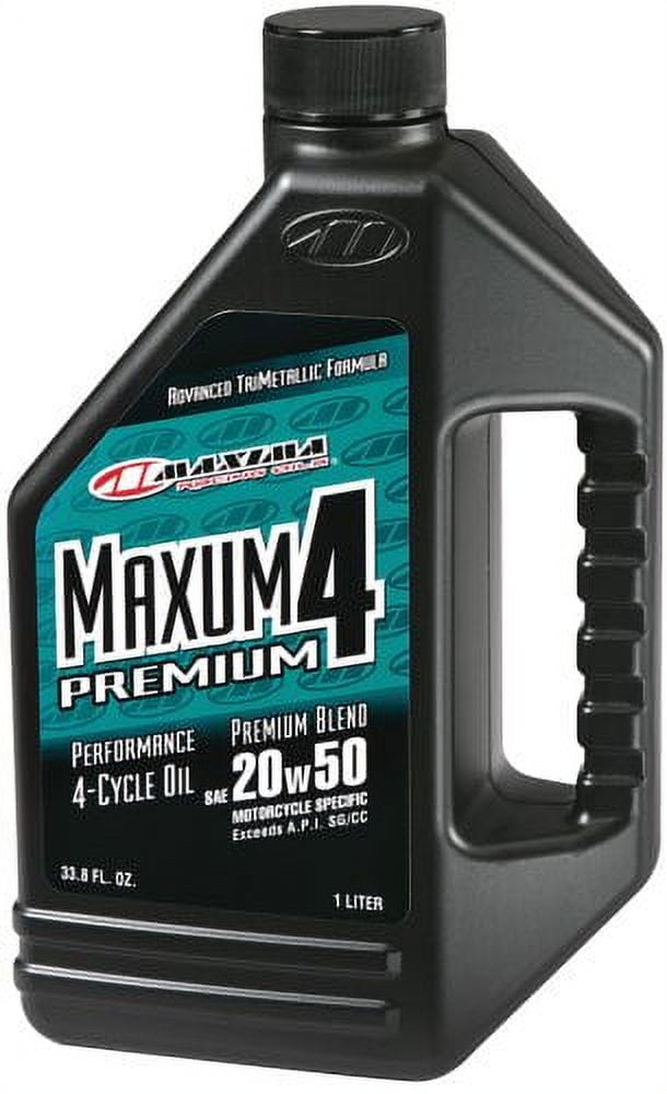 Maxima 35901 Premium 1 L 4-Stroke Engine Oil Premium 20W50, 1 Pack ...