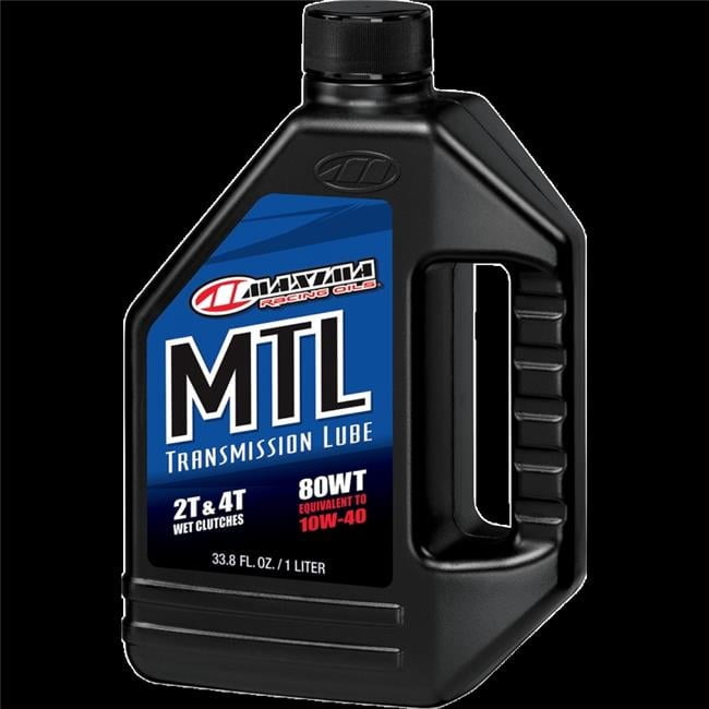 Maxima 41901 MTL-R 80WT Motorcycle Transmission/Clutch Fluid - 1 Liter ...