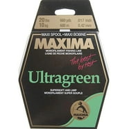 Maxima Ultragreen Bulk Mono Line 50Lb 2300Yds - Walmart.com