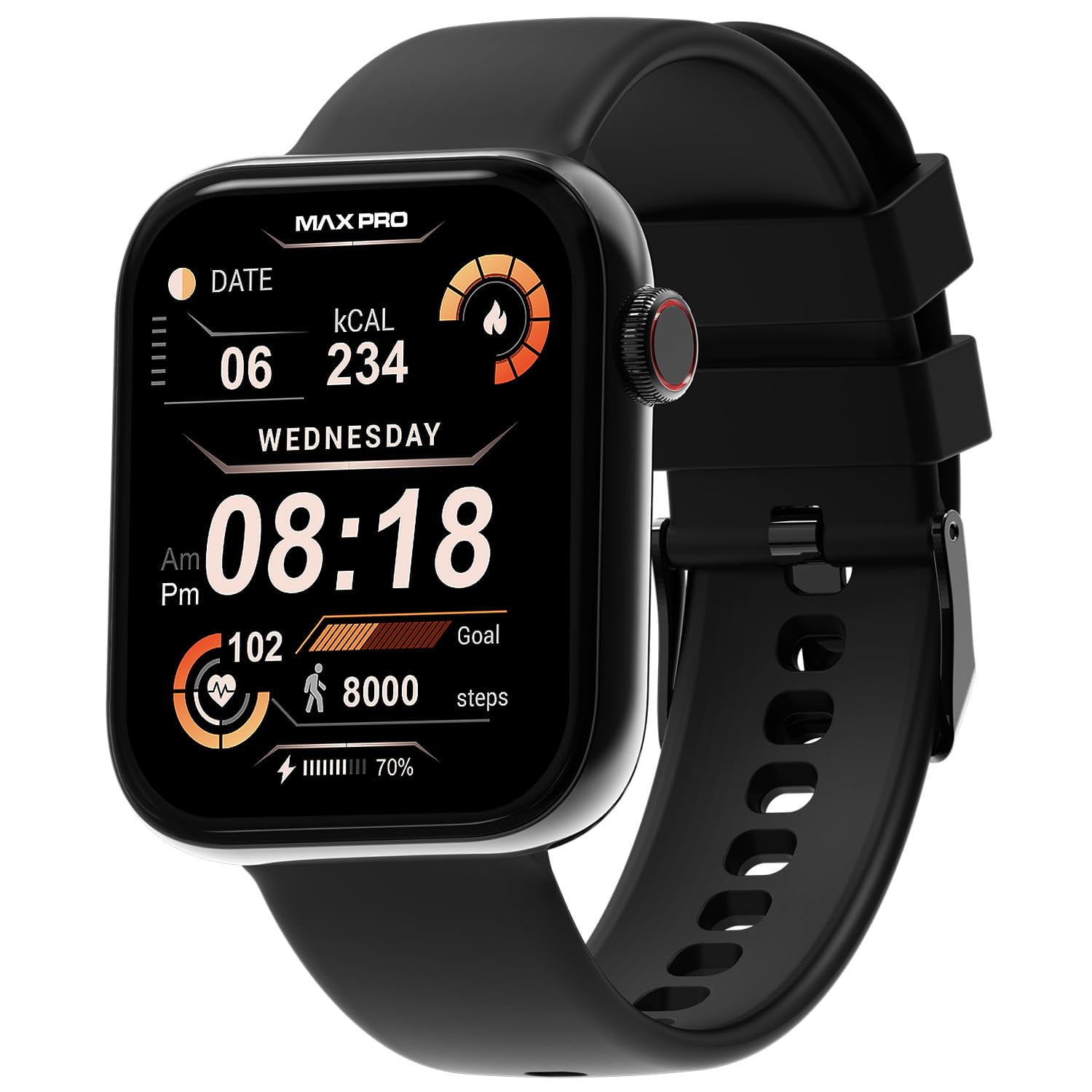 Maxima Coral 1.9" Ultra HD Display Smart Watch, Bluetooth Calling ...