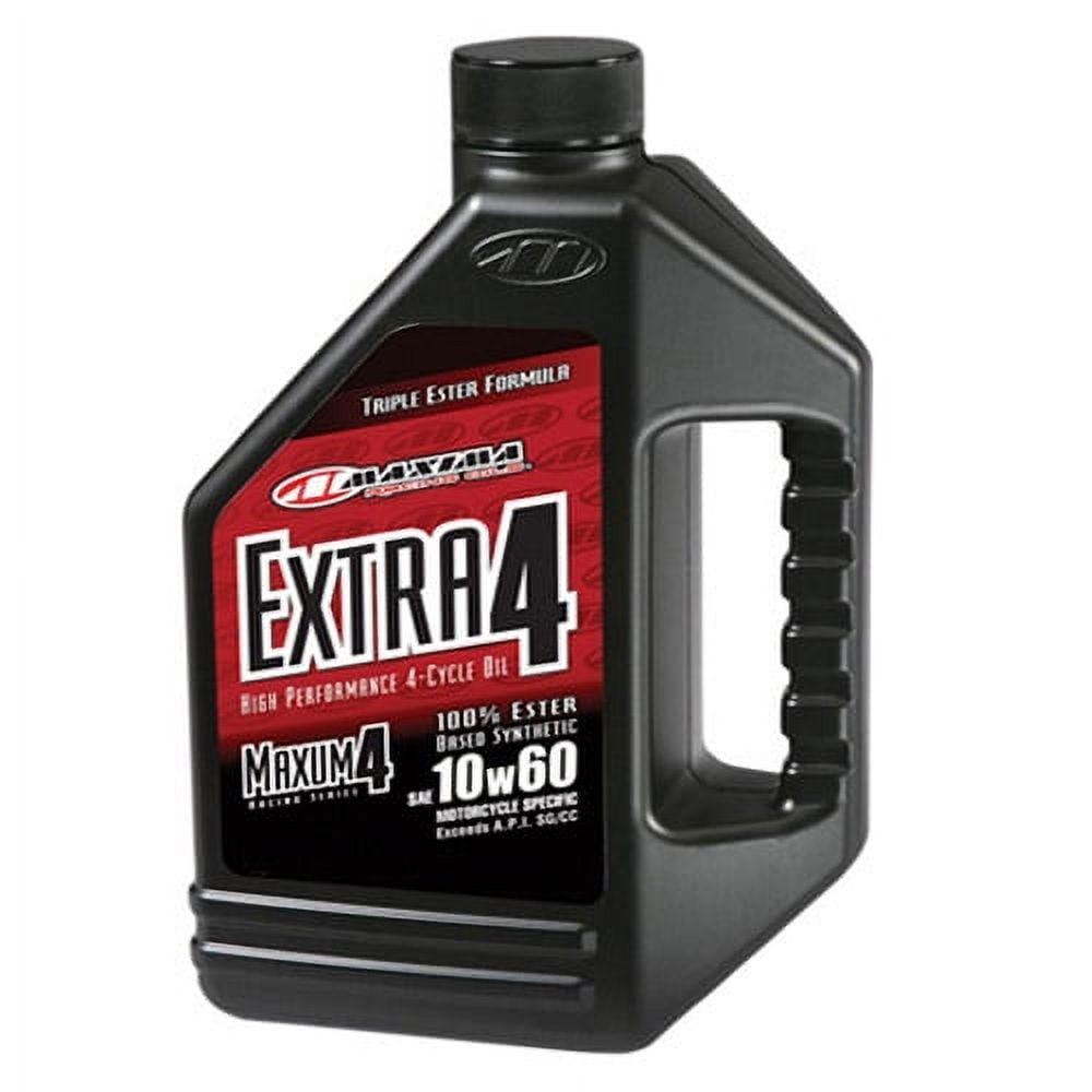 Maxima ( Extra4 10W-60 Synthetic 4T Motorcycle Engine Oil - 1 Gallon ...