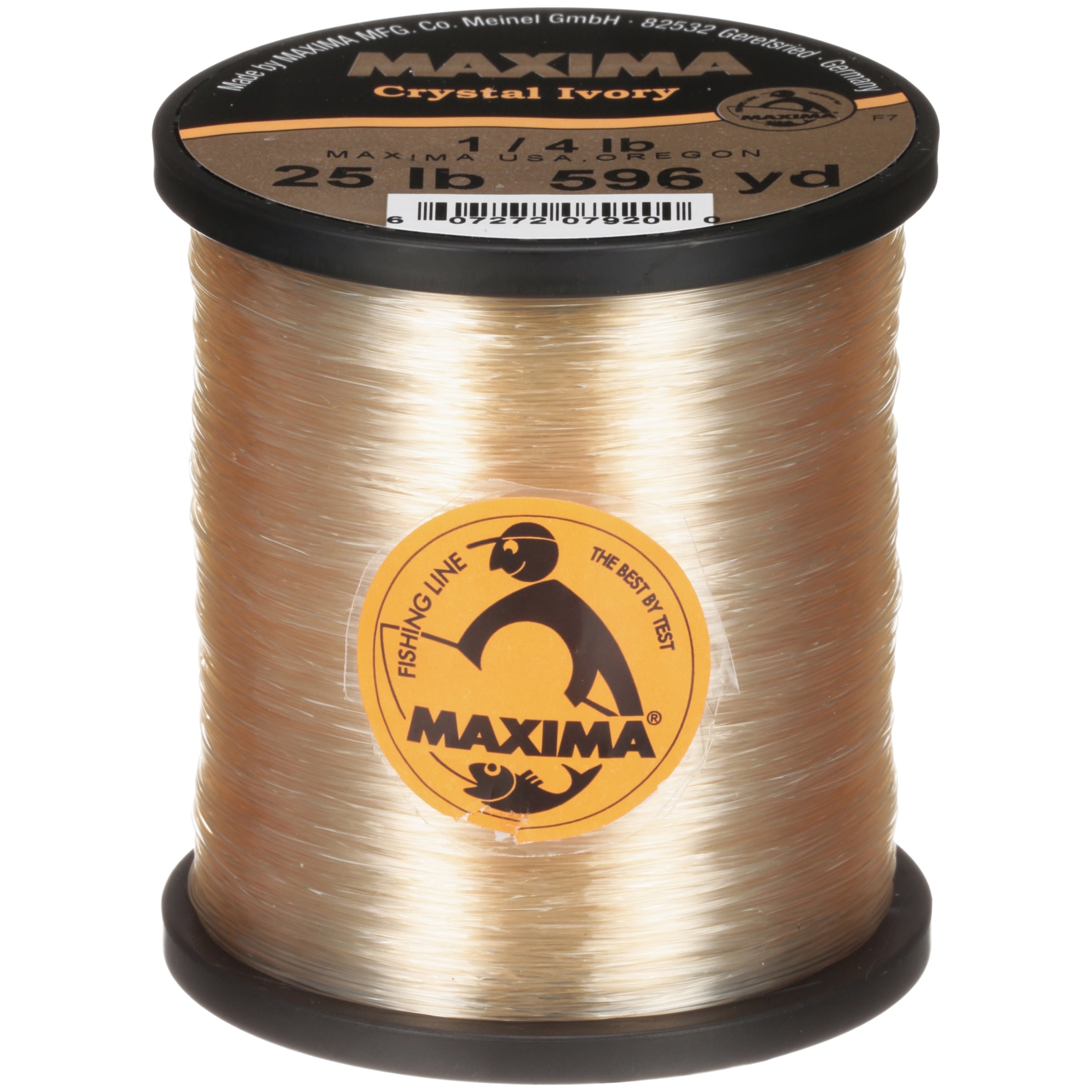 Maxima Crystal Ivory Fishing Line, 25-Pound Mono, 596 YD Spool ...