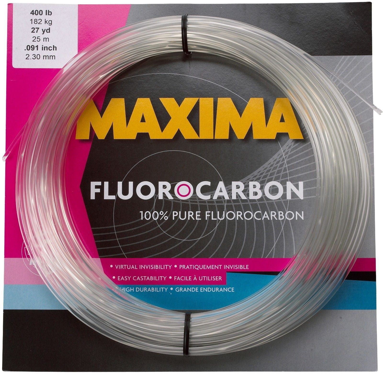 Maxima Fluorocarbon Leader Coil 27 Yards - Walmart.com