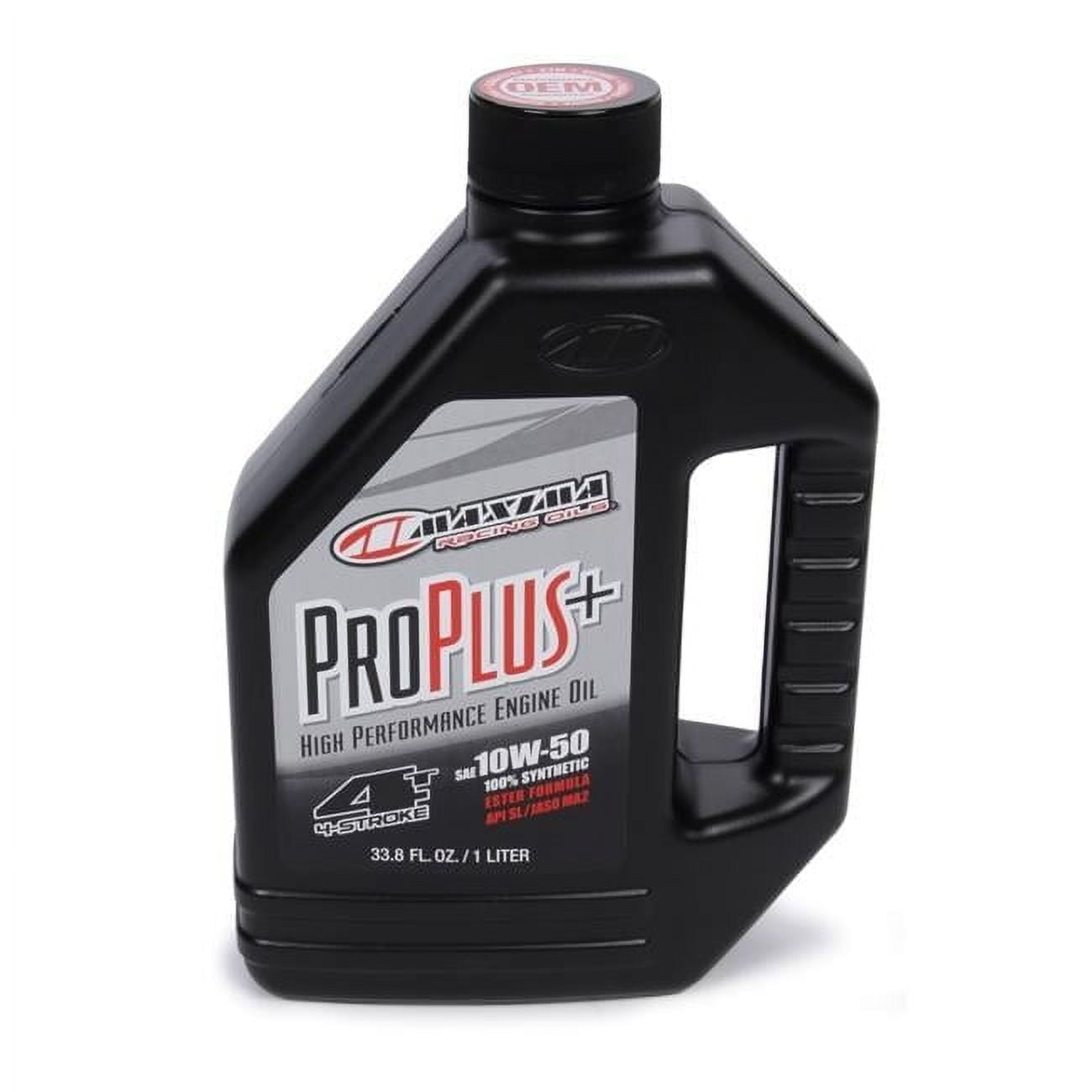 Maxima Racing Oils 1 ltr Pro Plus 10W50 Synthetic Motor Oil - Walmart.com