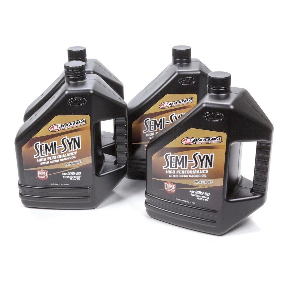 Maxima Racing Oils 20w50 Semi-Syn Oil Case 12x1 Quart - Walmart.com