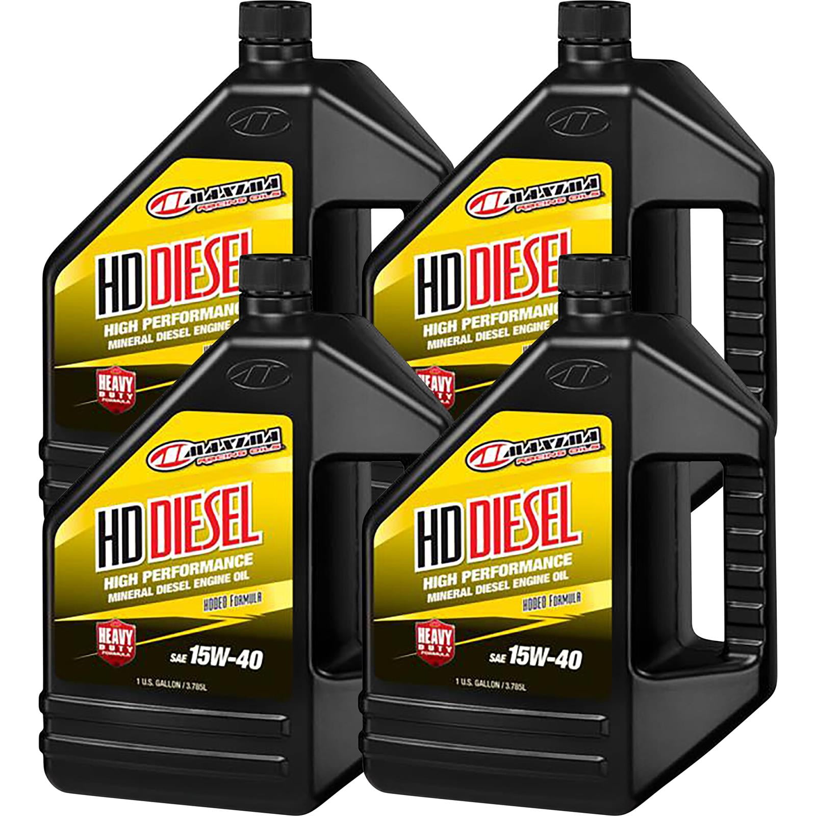 Maxima Racing Oils 229029128 HD Diesel Oil, 15W40, 4 Gallons - Walmart.com