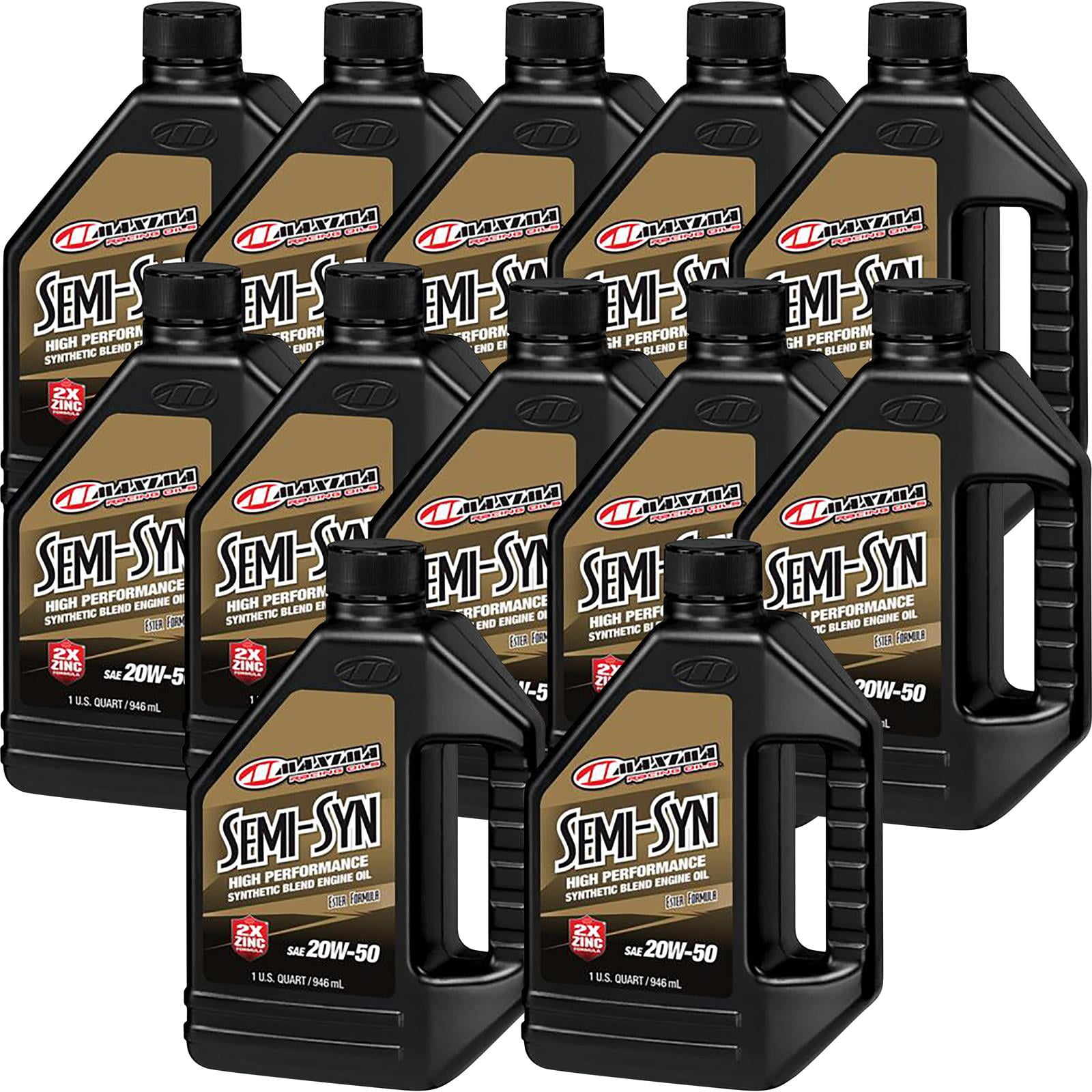 Maxima Racing Oils 22915901 Semi-Synthetic, 20W50, 12 Quarts - Walmart.com