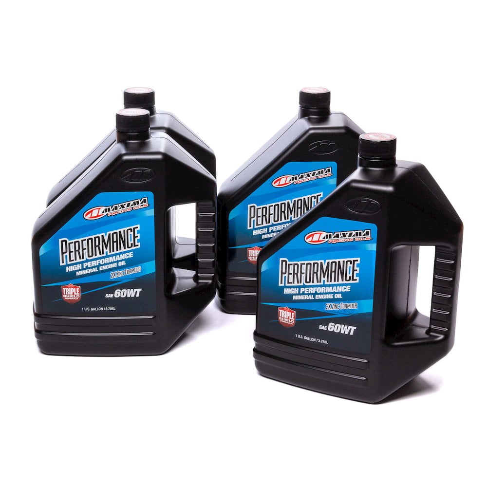 Maxima Racing Oils 60w Petroleum Oil Case 4 x 1 Gallon - Walmart.com