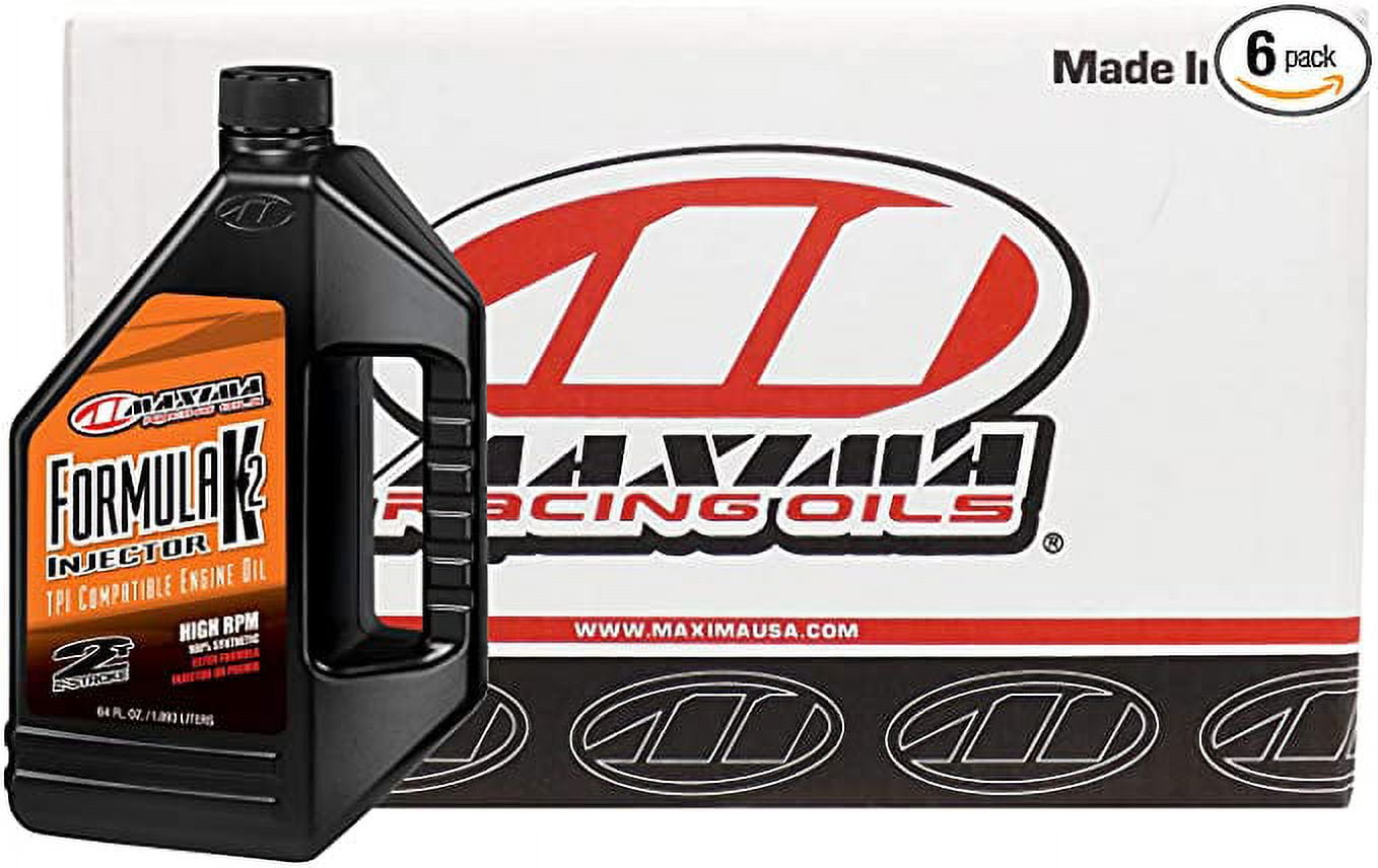 Maxima Racing USA 20-22964-6PK Formula K2 Synthetic Racing 2-Stroke Injector Oil, 6 Pack ...