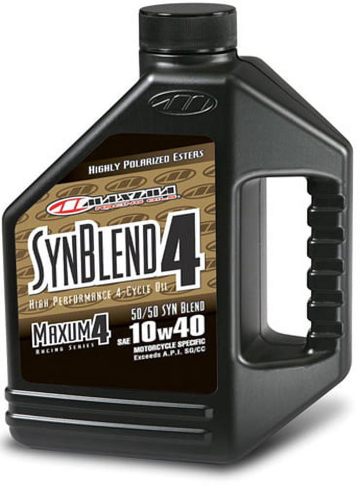 Maxima Syn Blend4 10W-40 Motorcycle Engine Oil - 1 Gallon - Walmart.com