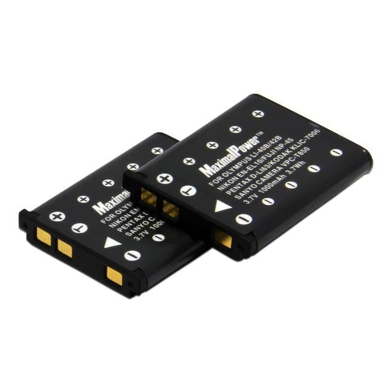 MaximalPower 88x2 2 Piece Rechargeable Li-Ion Battery For Olympus ...
