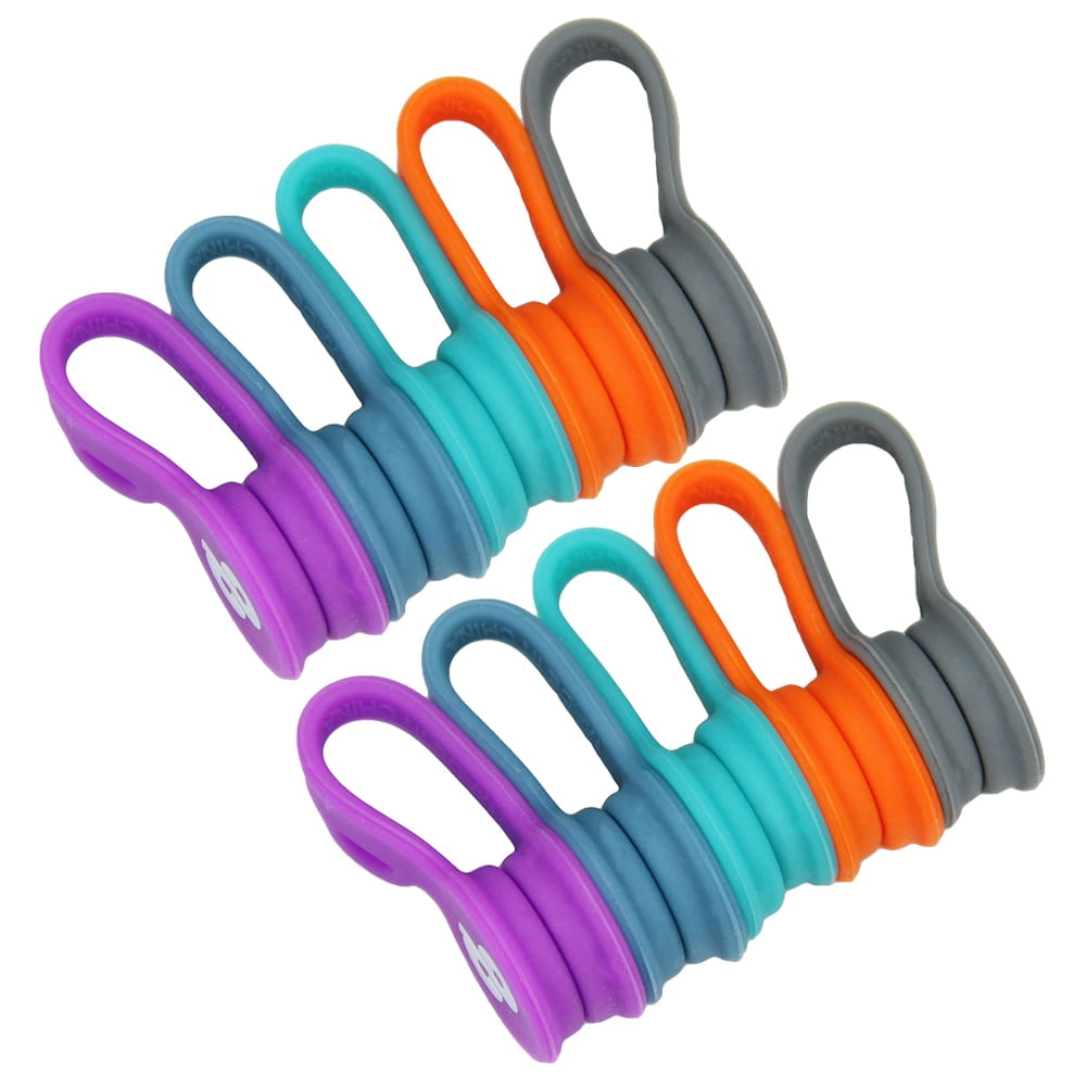 MaximalPower ASHTUB Multi-Color Magnetic Silicon Twist Ties Cable ...