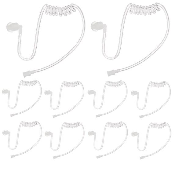 MaximalPower Acoustic Tube Replacement, Clear Coiled Audio Tube for Two ...