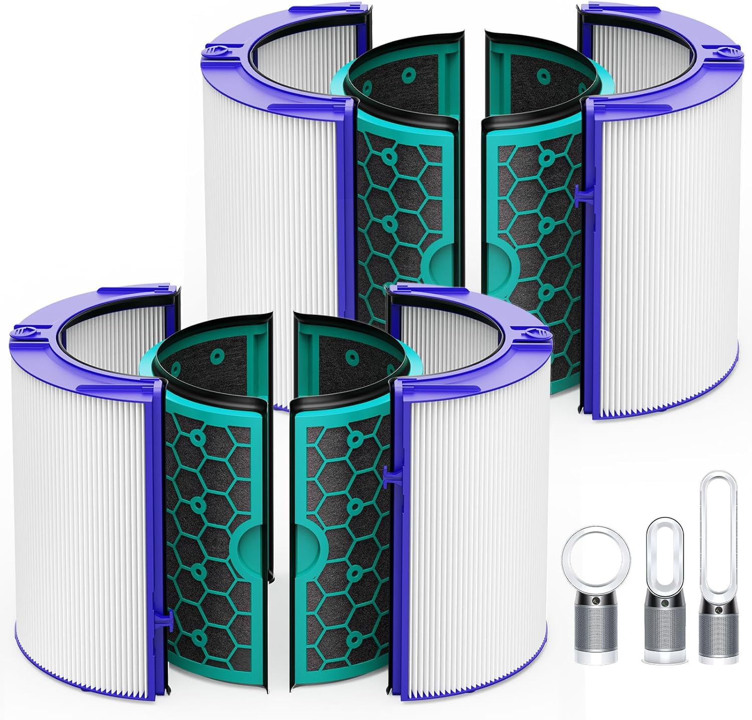 MaximalPower HEPA & Carbon Filter Set for Dyson TP04/HP04/DP04/TP05 ...