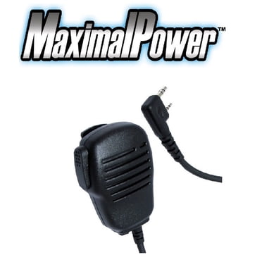 2 Pin PTT Handheld Speaker Mic Microphone For Baofeng Kenwood TYT Radio ...