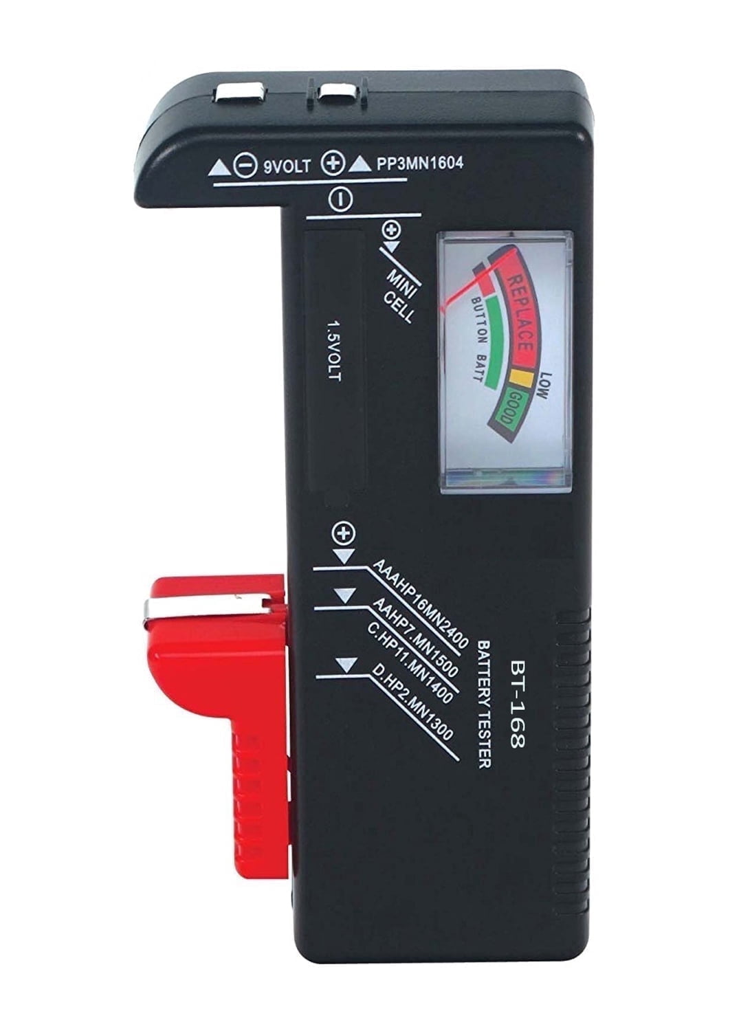 MaximalPower Universal Battery Tester, AA AAA C D 9V Button Cell ...