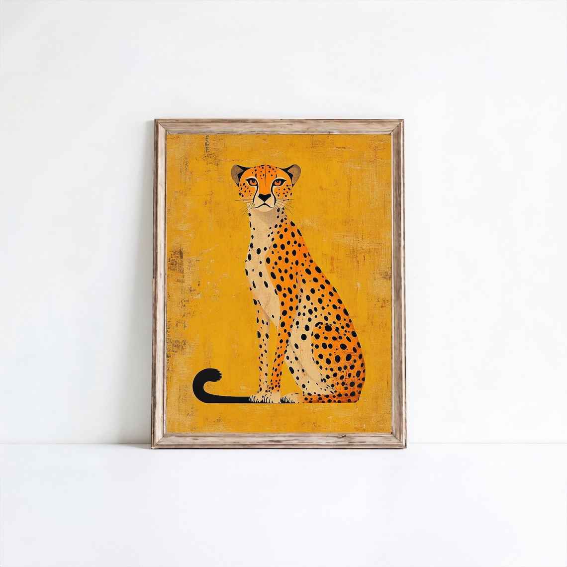Maximalist Cheetah Print Poster Cheetah Wall Art Poster Leopard Art ...