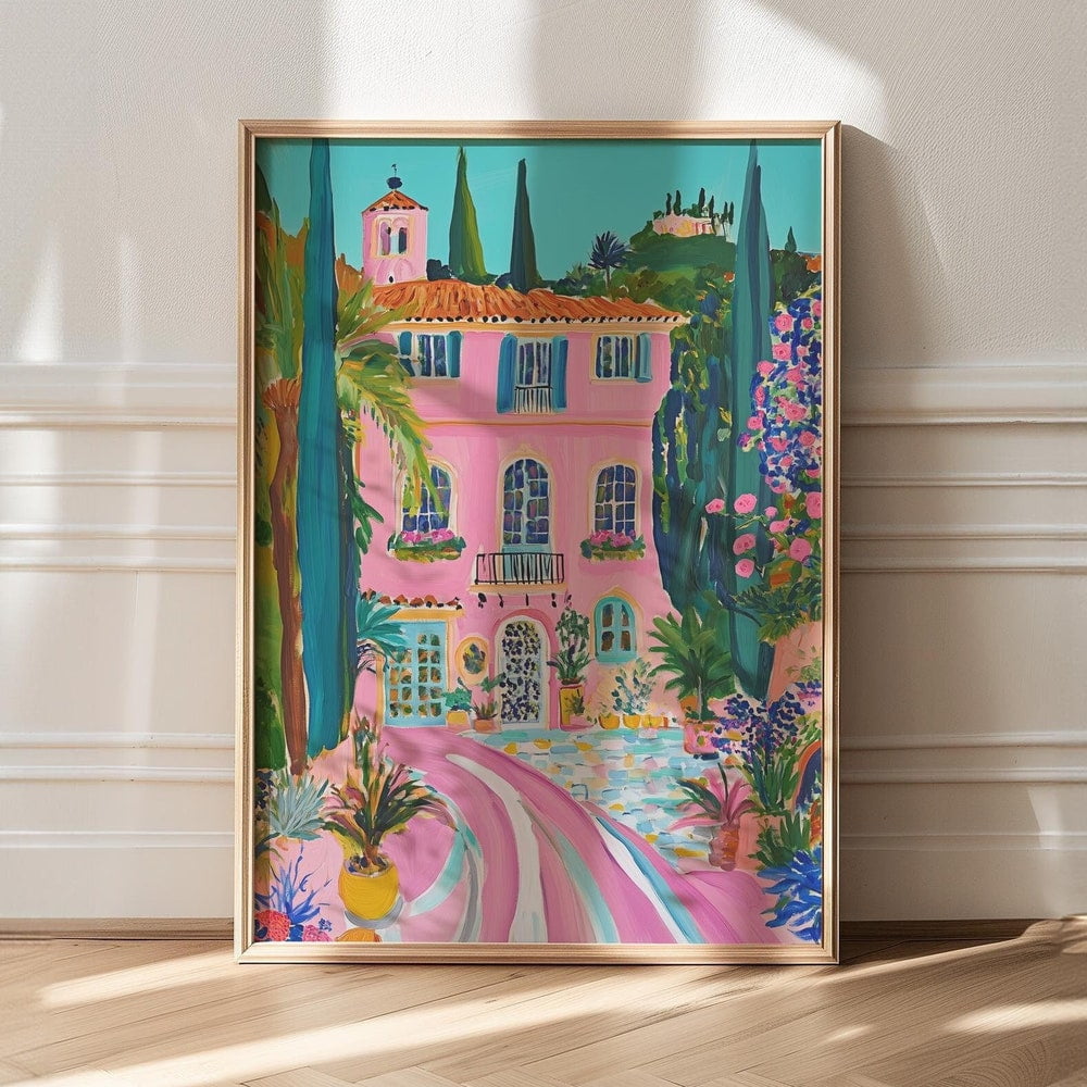 Maximalist Decor, Abstract Landscape Wall Art, Scenery Art Print ...