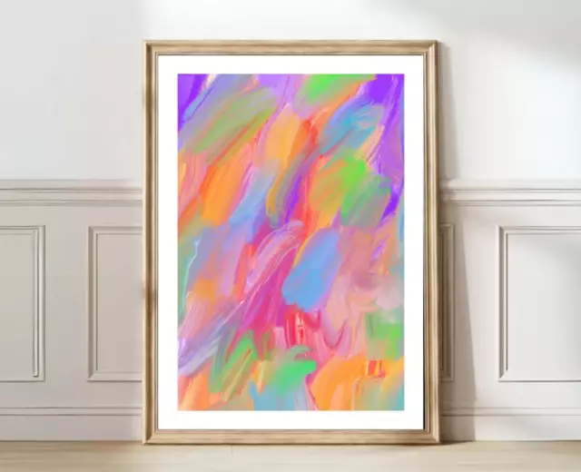 Maximalist Print Psychedelic Print Gradient Print Abstract Print ...