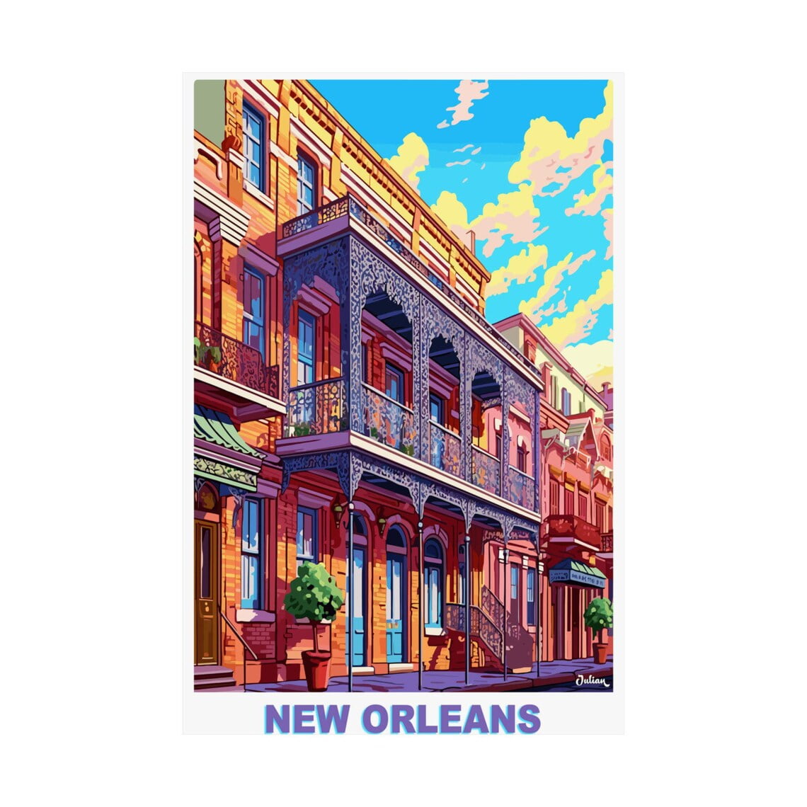 Maximalist Trippy Art Print, Psychedelic Surreal Highway Home Decor ...