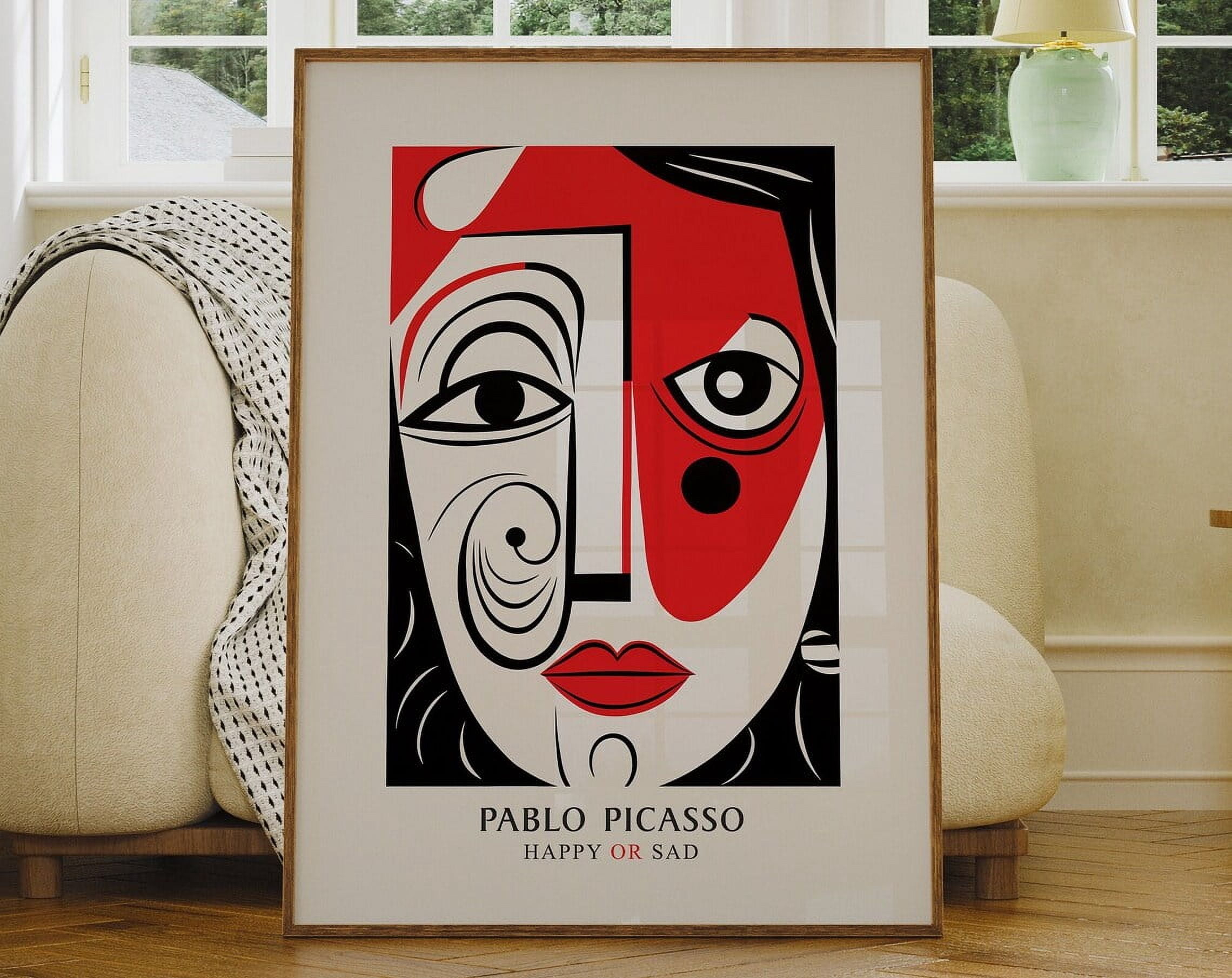 Maximalist Wall Art By Pablo Picasso, Mid Century Modern, , Abstract ...