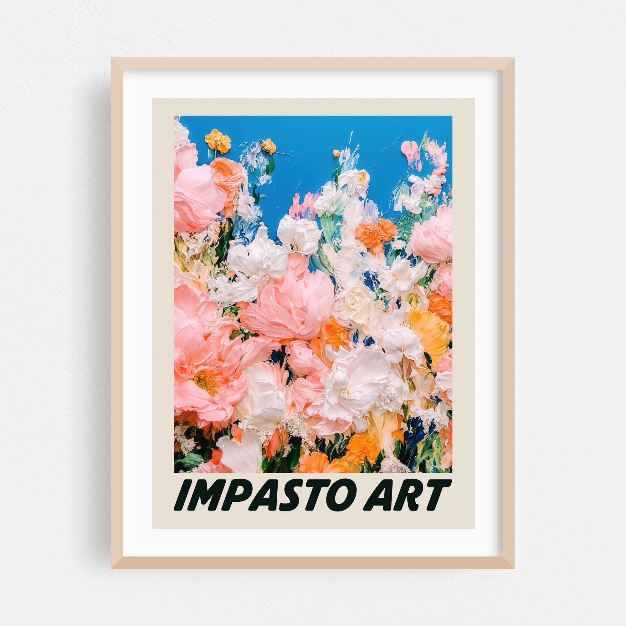 Maximalist Wall Art Floral Print Botanical Wall Art Oil Painting ...