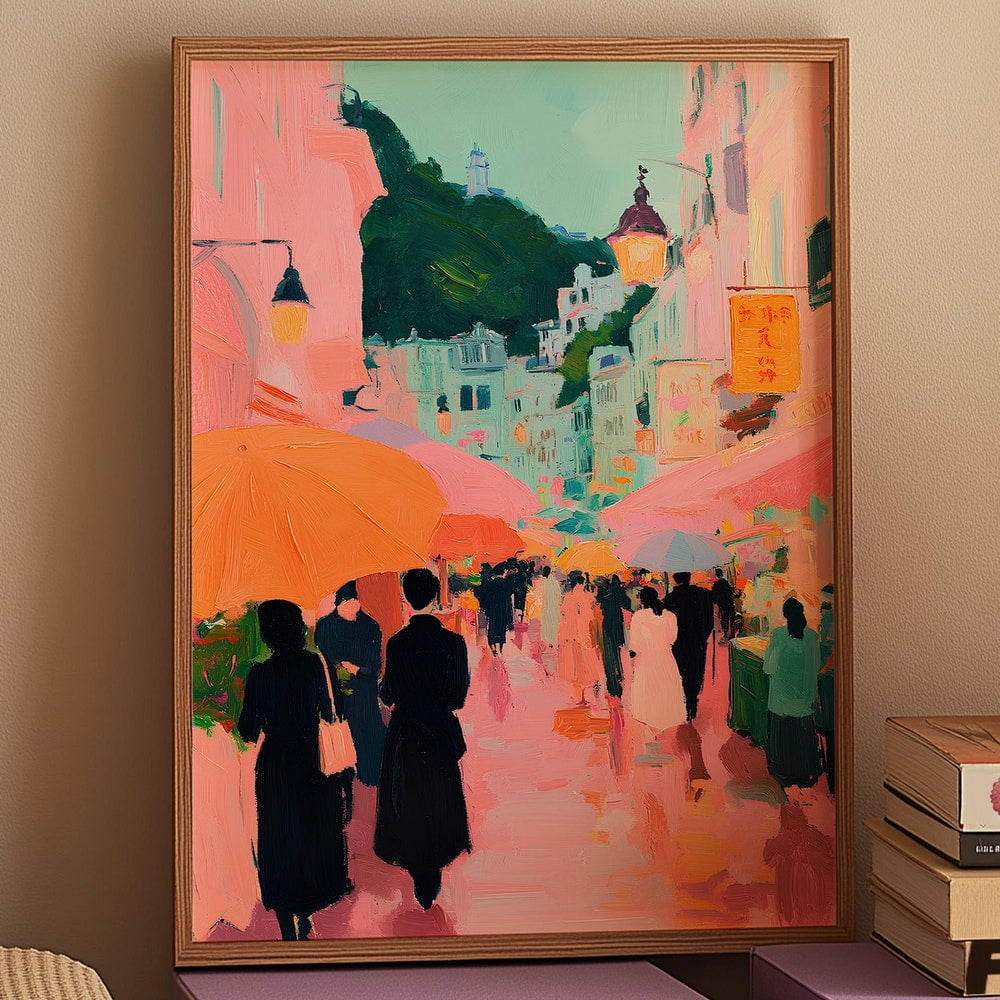 Maximalist Wall Art, Home Decor, Pastel Color Art, Preppy Print, Trendy ...