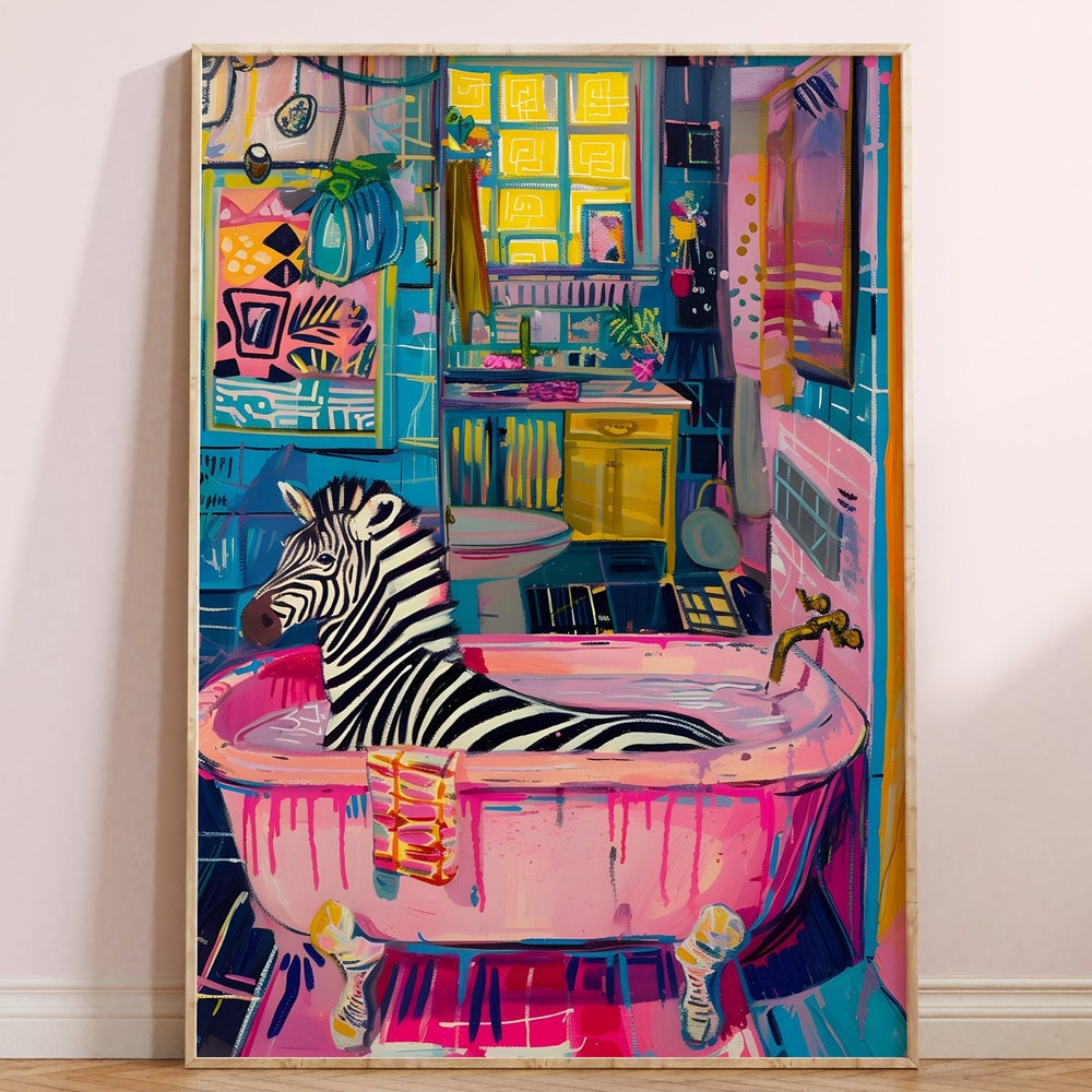 Maximalist Wall Art, Print Eclectic Wall Art, Feminist Wall Decor, Wall ...