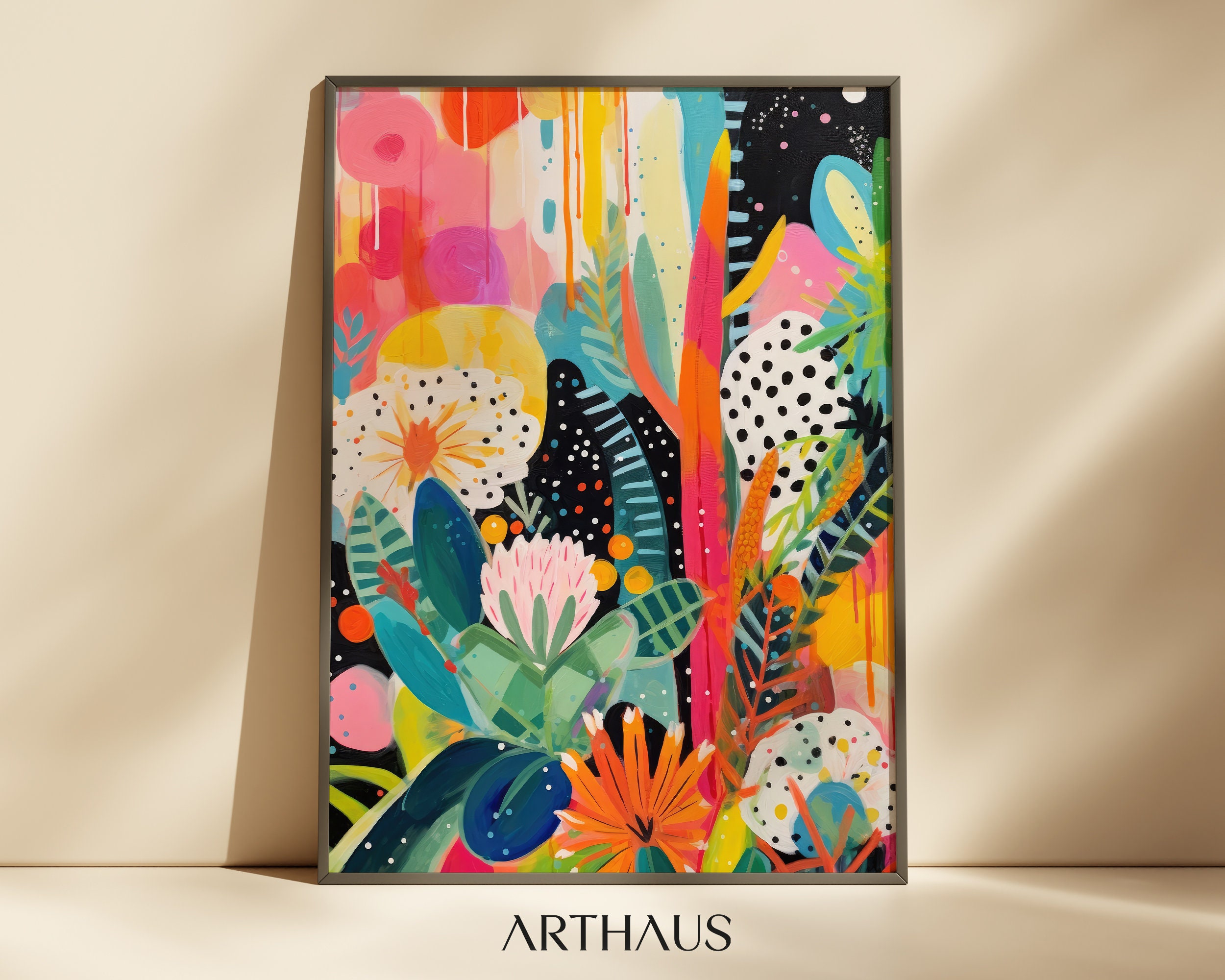 Maximalist Wall Art, Printable Eclectic Wall Art, Abstract Wall Art ...