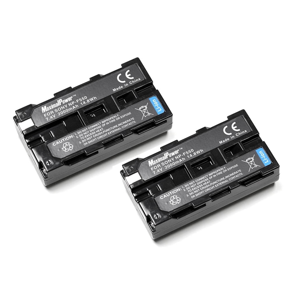 Maximalpower NP-F550 Battery for Sony NP F970, F750, F770, F960, F550 ...