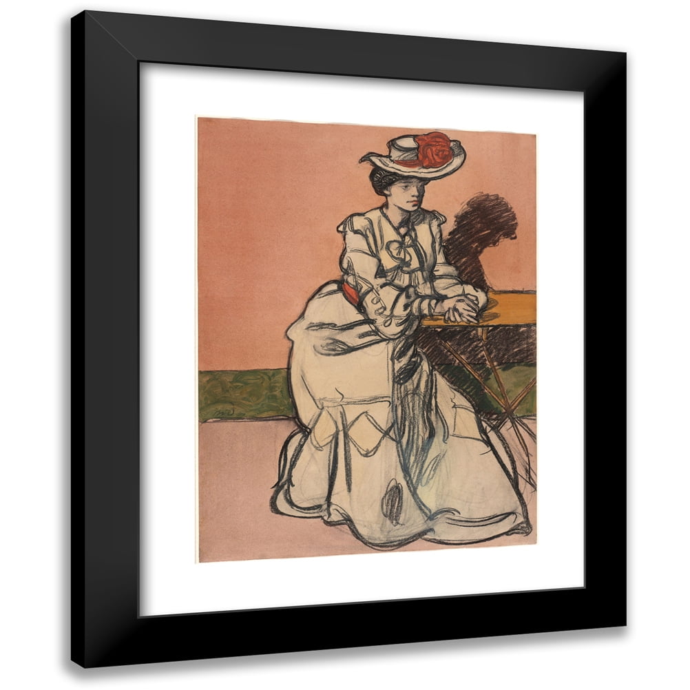 Maxime Dethomas 12x14 Black Modern Framed Museum Art Print Titled - An ...