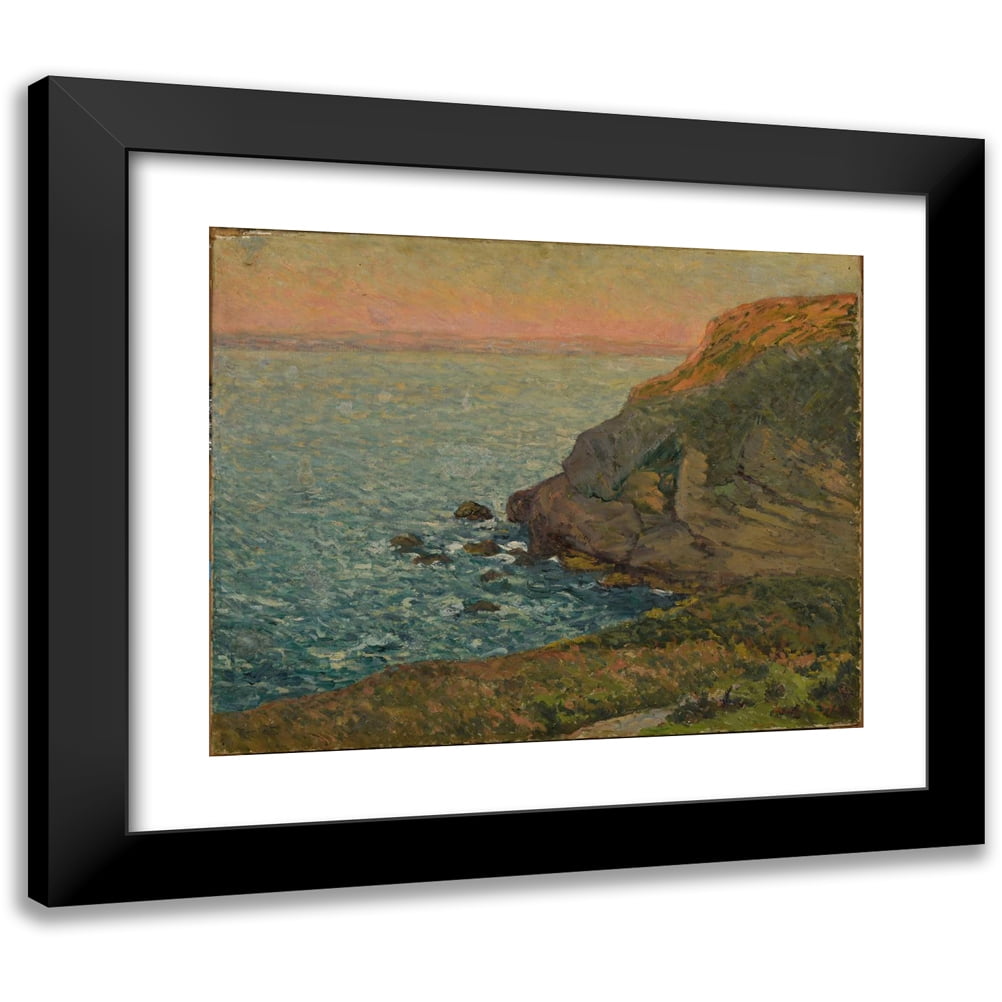 Maxime Maufra 14x12 Black Modern Framed Museum Art Print Titled - Last ...
