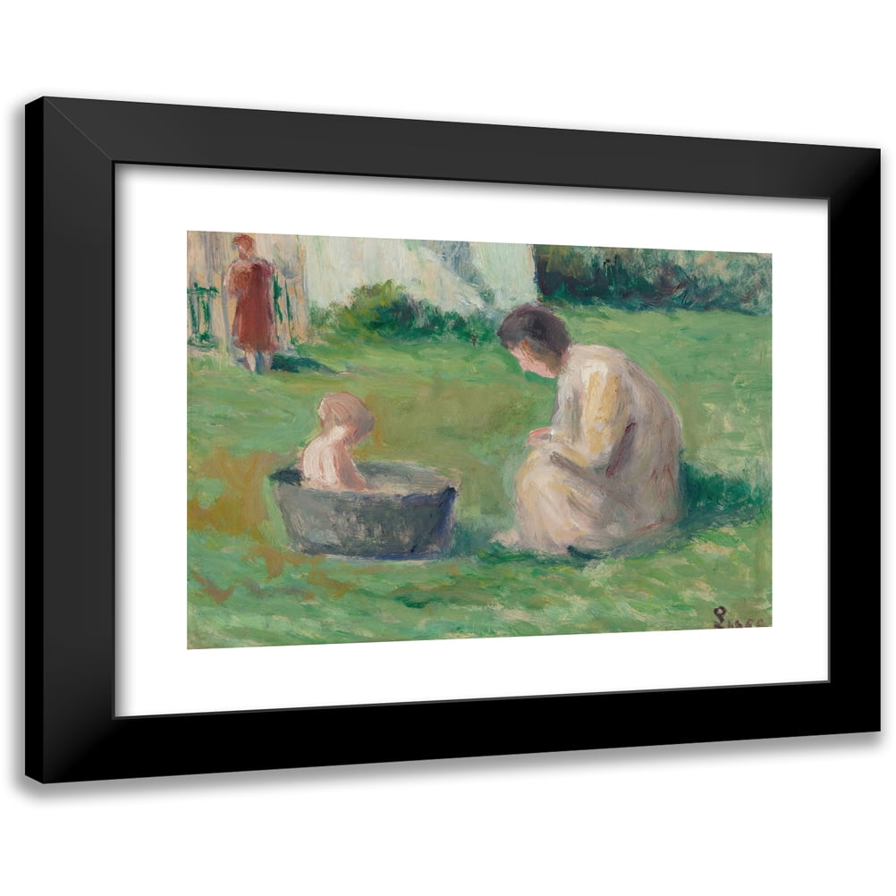 Maximilien Luce 18x14 Black Modern Framed Museum Art Print Titled ...