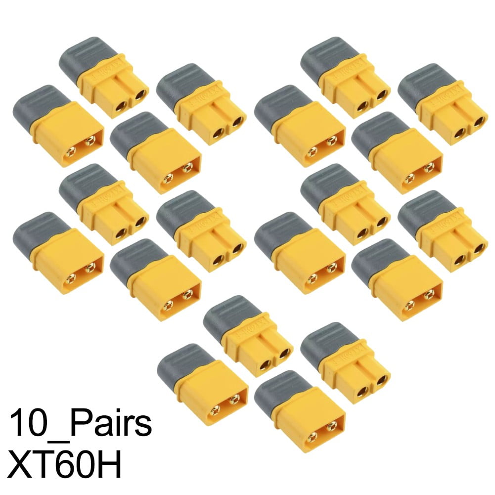 Maximize Efficiency with XT60H Gold Plated Connectors and Cover Plug ...