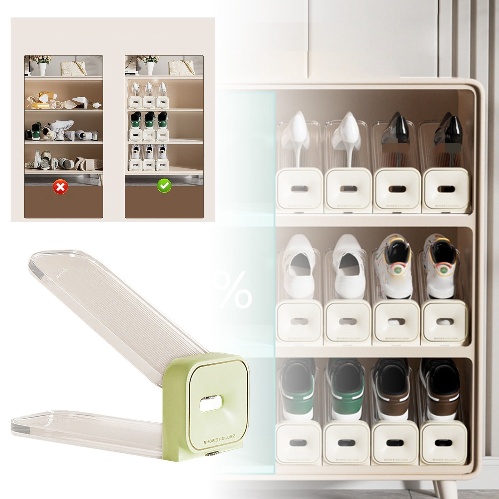 Maximize Space With Our Stackable Shoe Rack Stylish Durable And For Any ...
