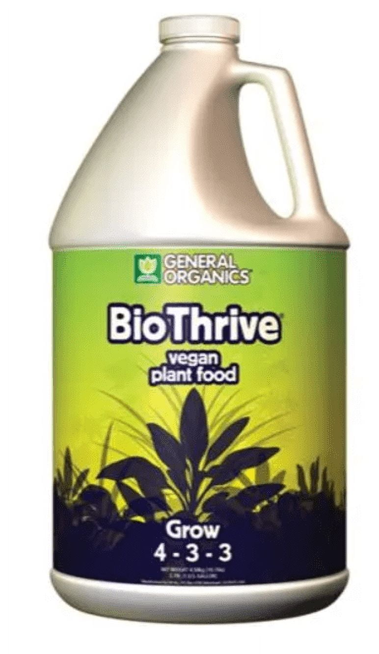 Maximize Vegetative Growth Plant Food Biothrive 4-3-3- 1 Gal - Walmart.com