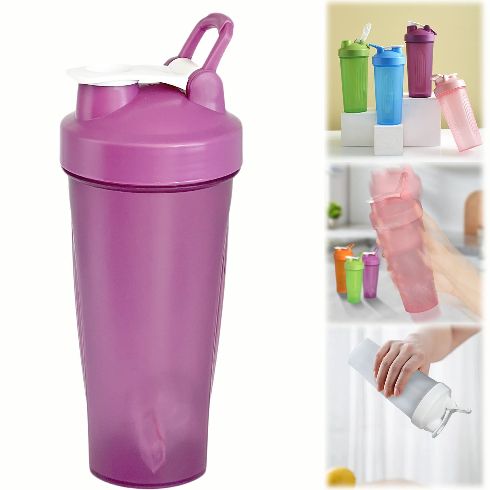 Maximize Your Shake! Leak-Proof Protein Shaker Bottle with Mixing Grid ...