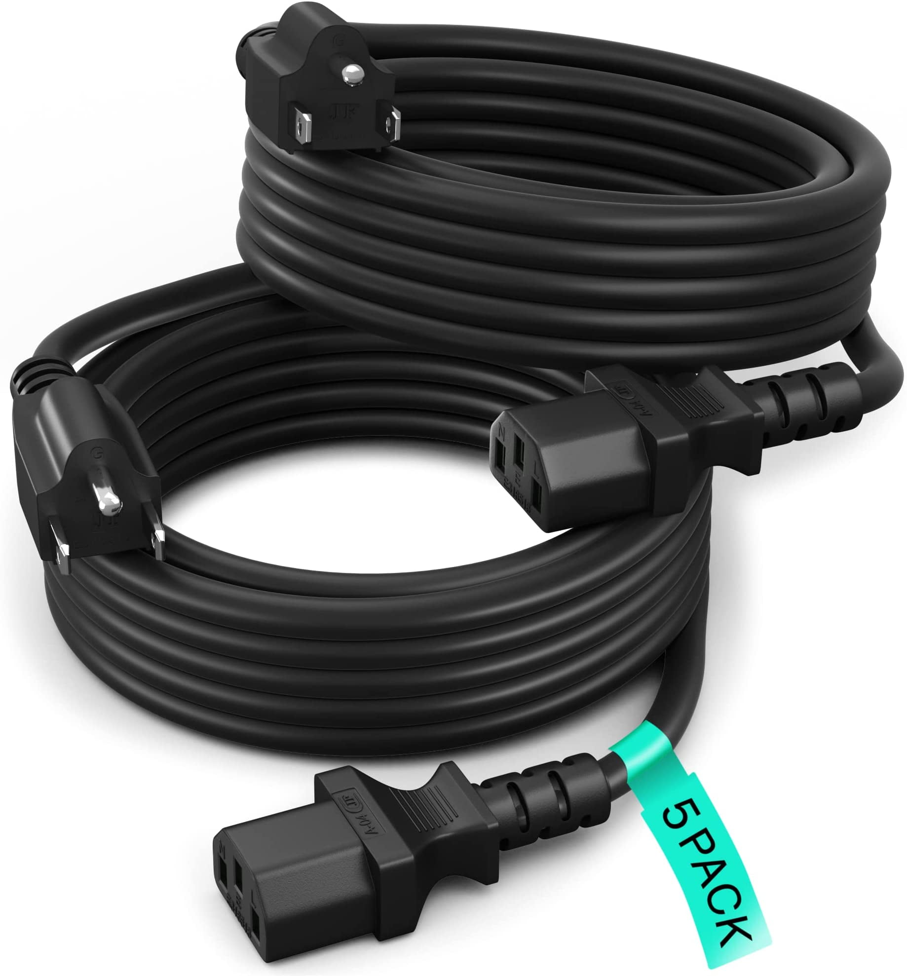 Maximm 10 Feet Universal Computer Monitor Power Cord, C13 Power Cable ...