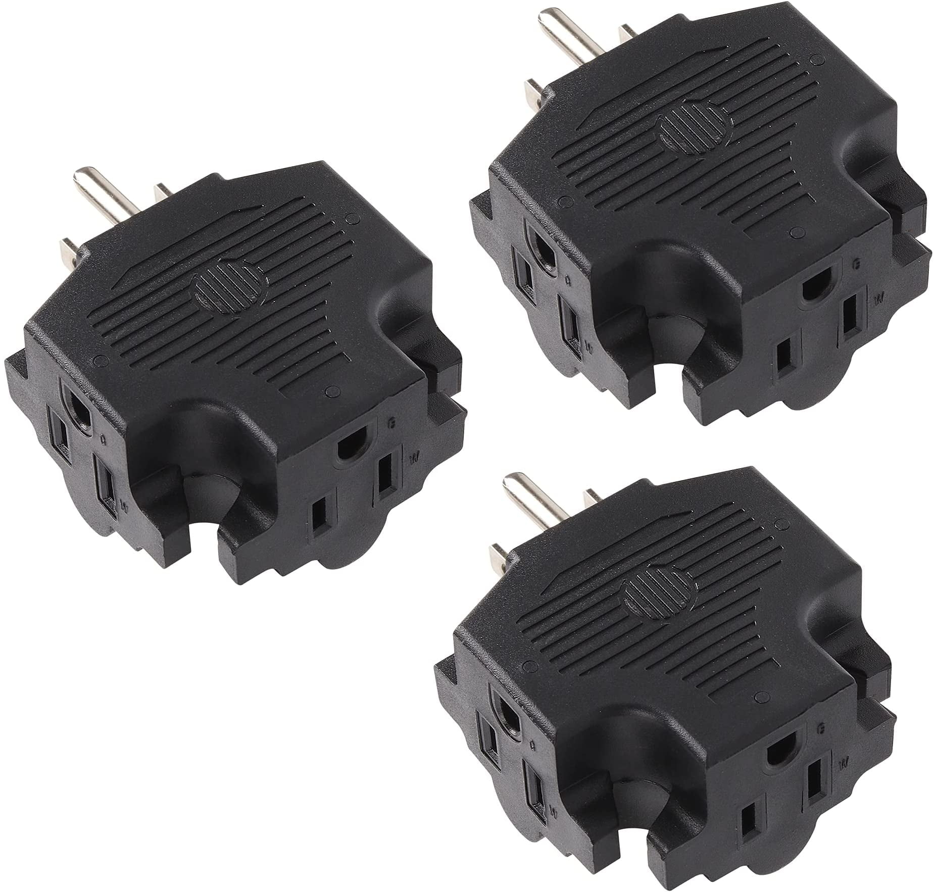 Maximm 3-Outlet Adapter Plug, Splitter Plug Outlet Expands Single ...