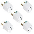 Maximm 3 Prong Plug Adapter, Grounding Converter, 3 Pin to 2 Pin, ETL ...