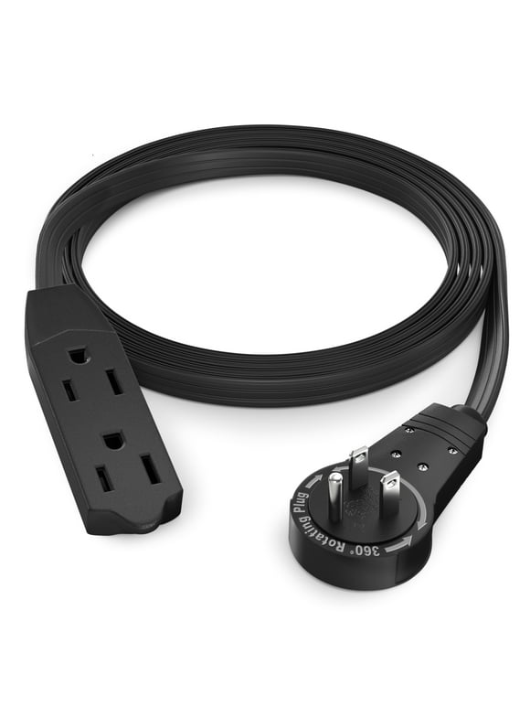 Flat Plug Extension Cords in Extension Cords by Prongs - Walmart.com