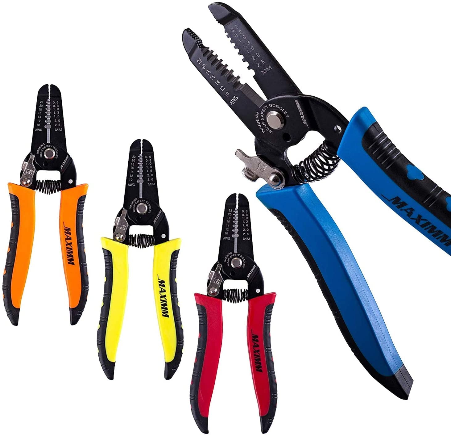 Maximm Cable Electrical Wire Cutter And Plier, 4 Pack Multi-Function ...