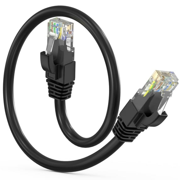 Maximm Cat 6 Ethernet Cable 0.6 ft – High-Speed LAN & Network Patch ...
