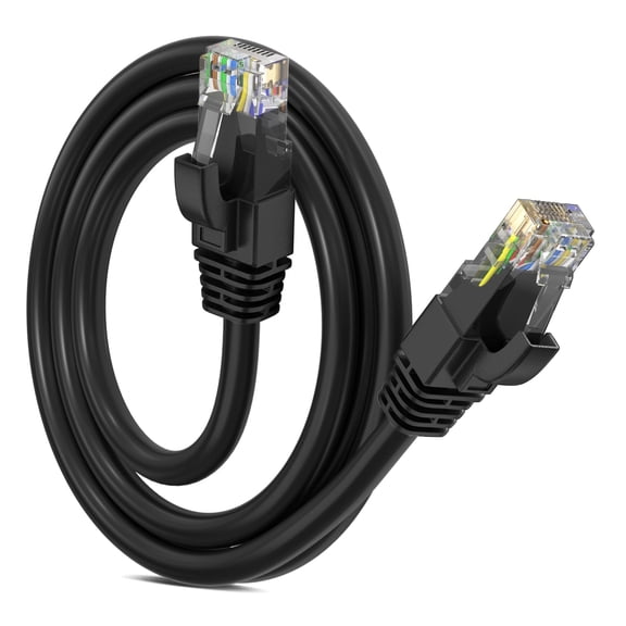 Cat8 Ethernet Cable 3FT 5 Pack Multi Color Cat-8 Flat RJ45 Computer ...