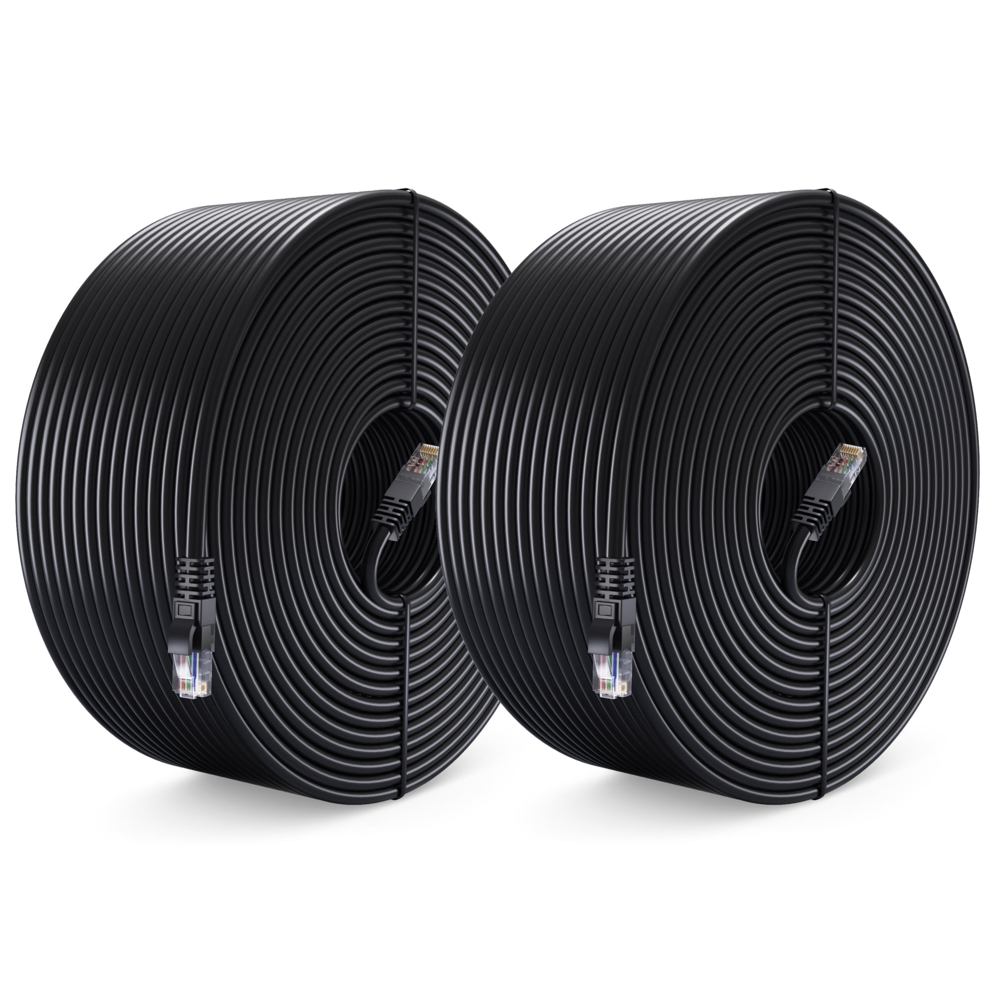 Maximm Cat 6 Ethernet Cable 250 ft (2-Pack) - High-Speed LAN Cable ...