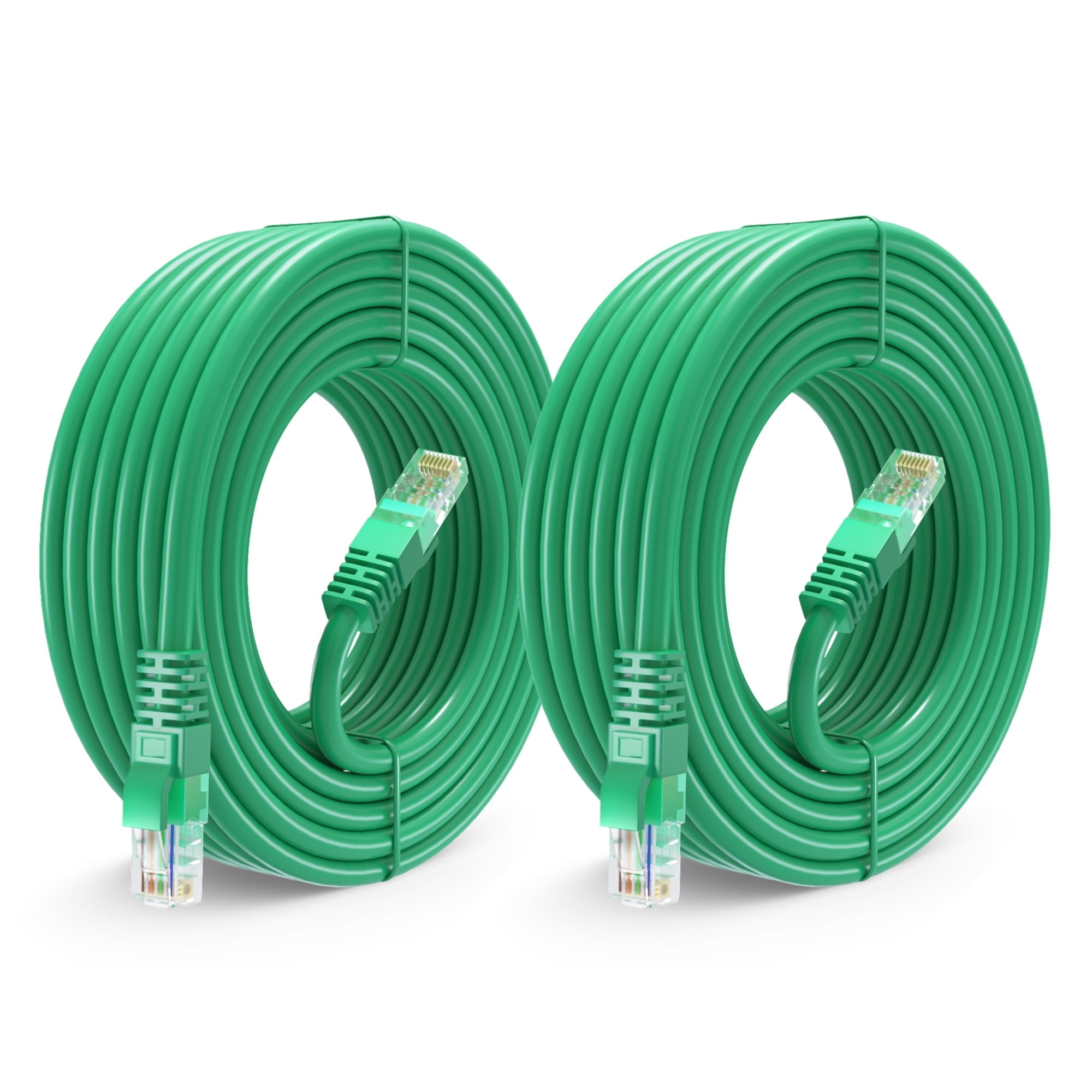 Maximm Cat 6 Ethernet Cable 30 ft (2-Pack) - High-Speed LAN Cable ...